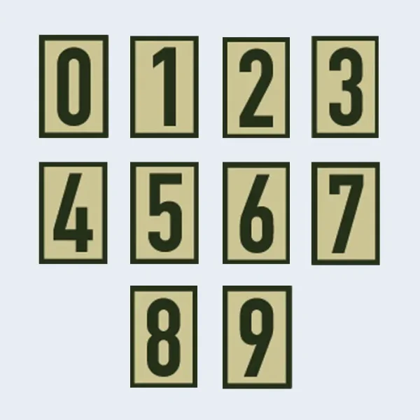 Distintivo Numeral | Loja Escoteira